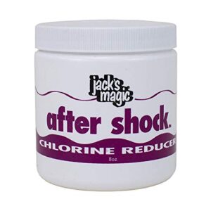 jack's magic jmafter08 after shock chlorine reducer, 8 oz.