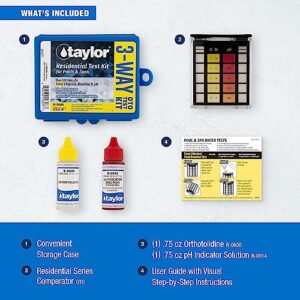 Taylor K-1000 Basic Residential Pool & Spa Test Kit