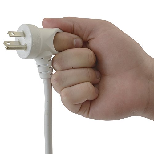 Conntek 24161-180 I-Ring Extension Cord 15-Foot 16/3 White Cable With Glowing Strip U.S. I-Ring Male Plug