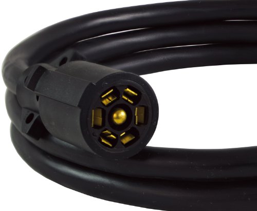 Conntek 10110-300 Heavy-Duty 7-Way Plug to Roj (25 Feet),Black