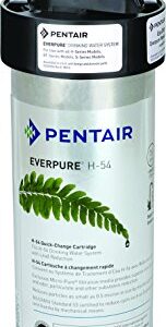 Everpure H-54 Drinking Water Filter System (EV9252-67). Quick Change Cartridge System. Commercial Grade Water Filtration and Lead Reduction