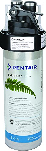 Everpure H-54 Drinking Water Filter System (EV9252-67). Quick Change Cartridge System. Commercial Grade Water Filtration and Lead Reduction