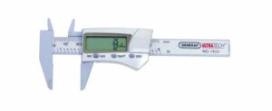 general tools 1433 fraction plus digital fractional caliper, carbon fiber, 3-inch