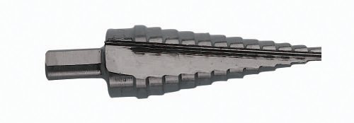 Greenlee 30005 STEP BIT, Black, Holes sizes 3/16" through 13/16"