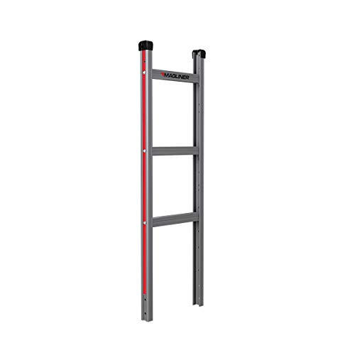 Magline HMK117UA4 Aluminum Hand Truck, Straight Loop Handle, Pneumatic Wheels, 500lbs Capacity