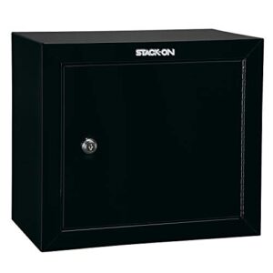 stack-on gcb-500 steel pistol/ammo cabinet, black