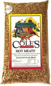 cole's hm20 hot meats bird seed, 20-pound