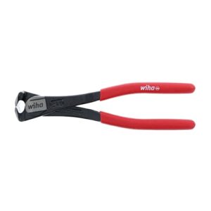 wiha 32659 high leverage end cutting nippers, 8-inch