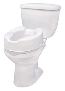 drive medical 12066 premium raised toilet seat, standard seat, white