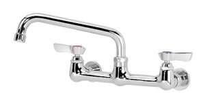 krowne silver series 8" center wall mount faucet, 8" spout