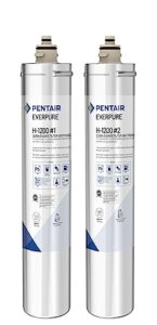 pentair everpure h-1200 quick-change filter cartridge set, ev928201, replacement twin pack for use in everpure h-1200 drinking water system, 1,000 gallon capacity, 0.5 micron