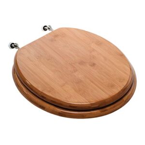 comfort seats c3b2r220bn toilet seat, round, rattan bamboo