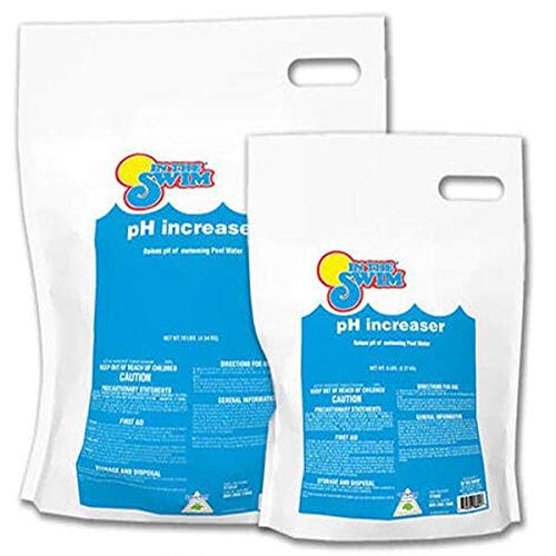 In The Swim pH Increaser for Pools - 25 Pound - Granular 100% Sodium Carbonate (Soda Ash) to Raise pH Up