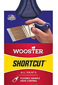 Wooster Brush Q3211-2 Shortcut Angle Sash Paintbrush, 2-Inch, White