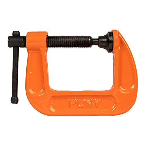 Pony Jorgensen 2615 1-1/2-Inch C-Clamp, Orange