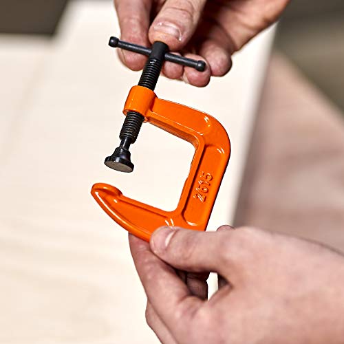 Pony Jorgensen 2615 1-1/2-Inch C-Clamp, Orange