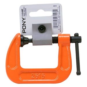 Pony Jorgensen 2615 1-1/2-Inch C-Clamp, Orange