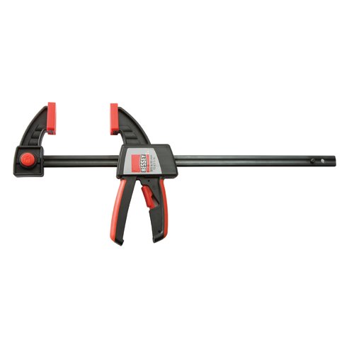 BESSEY EZS Series 6 in Trigger Style Clamp, EZS15-8 - 445 lb Clamping Force - Fast Acting One Hand Woodworking Clamps for Wood working, Carpentry, Home Improvement, DIY, Construction Projects