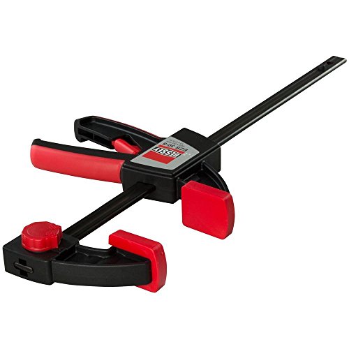 BESSEY EZS Series 6 in Trigger Style Clamp, EZS15-8 - 445 lb Clamping Force - Fast Acting One Hand Woodworking Clamps for Wood working, Carpentry, Home Improvement, DIY, Construction Projects