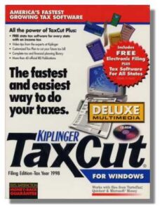 1998 taxcut deluxe federal h&r block tax cut