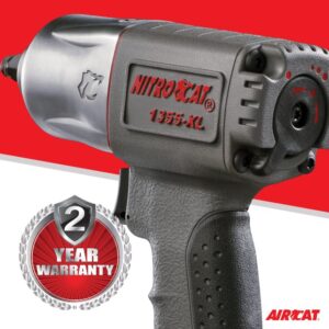 AirCat Pneumatic Tools 1355-XL: Nitrocat Composite Impact Wrench 700 ft-lbs - 3/8-Inch