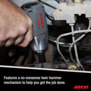 AirCat Pneumatic Tools 1355-XL: Nitrocat Composite Impact Wrench 700 ft-lbs - 3/8-Inch