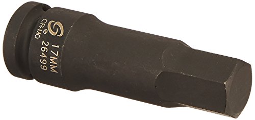 Sunex 26499 1/2-Inch Drive 17-Mm Hex Impact Socket