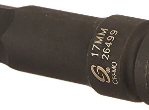 Sunex 26499 1/2-Inch Drive 17-Mm Hex Impact Socket