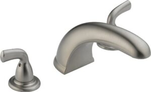 delta faucet delta bt2710-ss ss roman tub trim, 8.56 x 16.00 x 8.56 inches, stainless