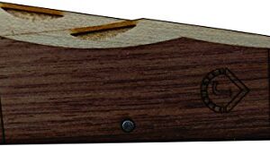 JJ’s Knife Kit Trapper Wooden Pocket Knife Making Kit | Perfect Beginner Knife Making Kit To Teach Knife Safety | Double Blade Style Toy Knife | Ages Seven And Up | Made In The USA