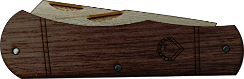 JJ’s Knife Kit Trapper Wooden Pocket Knife Making Kit | Perfect Beginner Knife Making Kit To Teach Knife Safety | Double Blade Style Toy Knife | Ages Seven And Up | Made In The USA