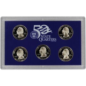 2008 S US Mint Quarters Proof Set OGP