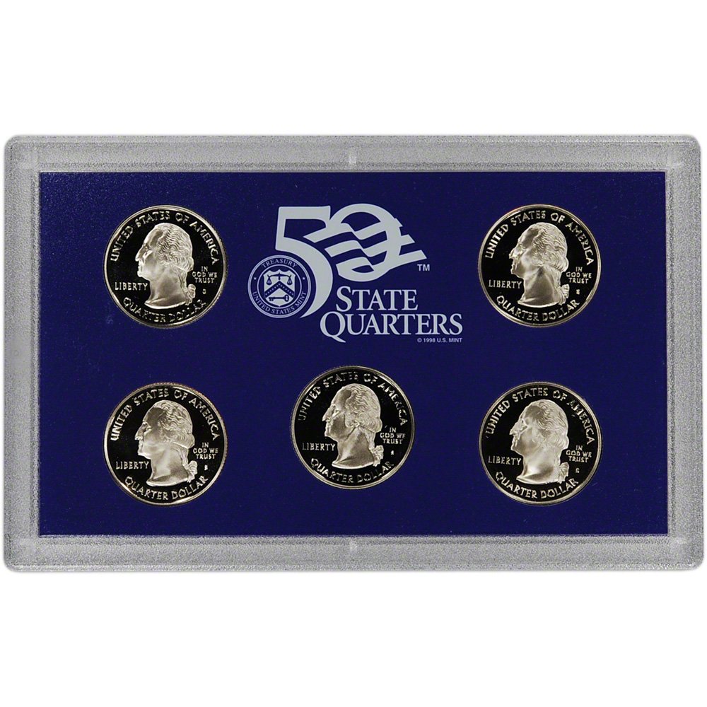 2008 S US Mint Quarters Proof Set OGP