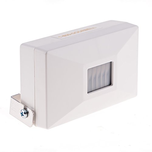 Compact Door Alarm with 16ft X 12ft Detection Area, 70dB Volume - 9V Battery Operated Alarm for Smaller Stores