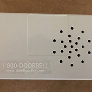 Compact Door Alarm with 16ft X 12ft Detection Area, 70dB Volume - 9V Battery Operated Alarm for Smaller Stores