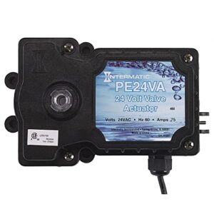 intermatic pe24va valve actuator, black