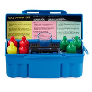 taylor k-1003 safety plus swimming pool chlorine bromine ph alkalinity test kit