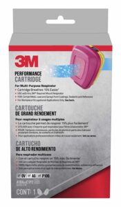 3m replacement cartridges for multi-purpose respirator, 60923h1-dc, 1-pair