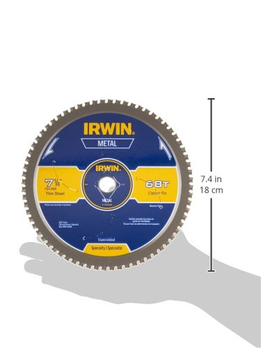 IRWIN 7-1/4-Inch Metal Cutting Circular Saw Blade, 68-Tooth (4935560)