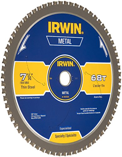 IRWIN 7-1/4-Inch Metal Cutting Circular Saw Blade, 68-Tooth (4935560)