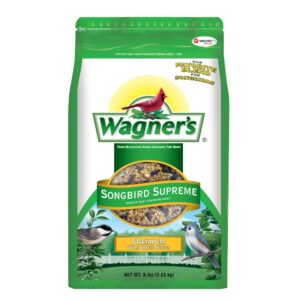 wagner's 62042 songbird supreme blend wild bird food, 8-pound bag