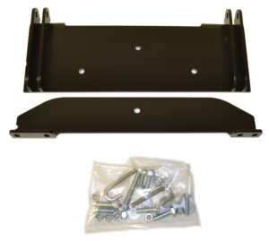 warn 78395 provantage atv center plow mount kit , black