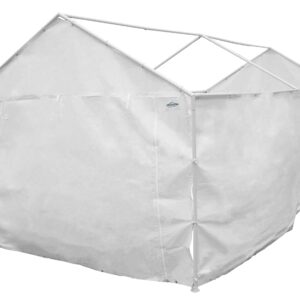 Caravan Canopy 12000211010 Side Wall Kit for Domain Carport, White (Top and Frame Not Included)