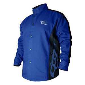 revco unisex adult waist protective work jackets, blue, x-large us