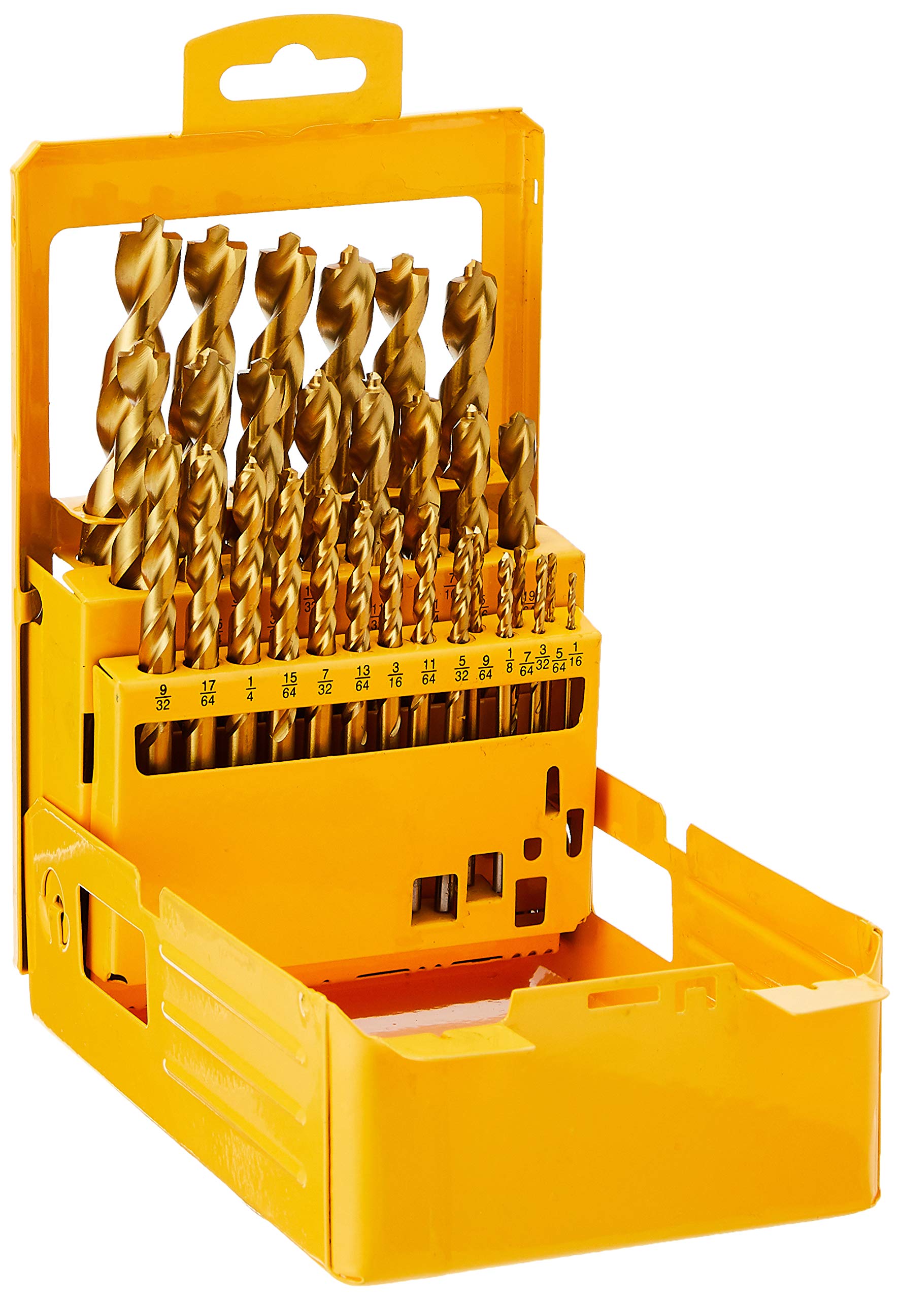 DEWALT Titanium Nitride Coated Drill Bit Set with Pilot Point, 29-Piece (DW1369)