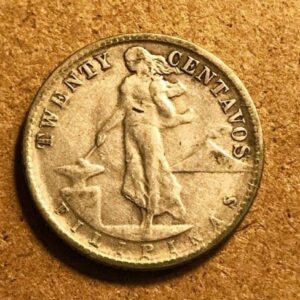 1945 D PHILIPPINES 20 CENTAVOS KM 182