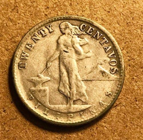 1945 D PHILIPPINES 20 CENTAVOS KM 182