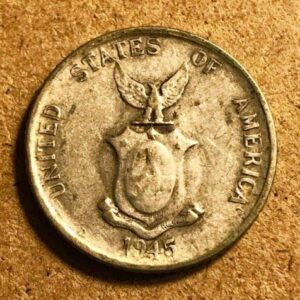 1945 D PHILIPPINES 20 CENTAVOS KM 182