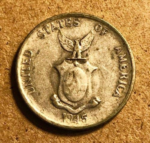 1945 D PHILIPPINES 20 CENTAVOS KM 182