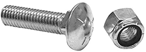 SAM Replacement Cutting Edge Bolt and Nut Set - for Western Snowplow Cutting Edges, Model Number 1301061